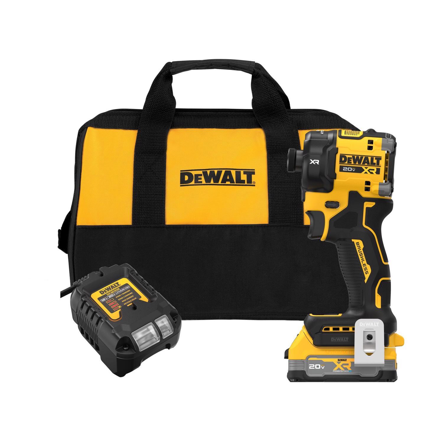 DeWalt DCF870E1 20V 1 4 Max XR Brushless Quiet Hydraulic Impact Driver Kit