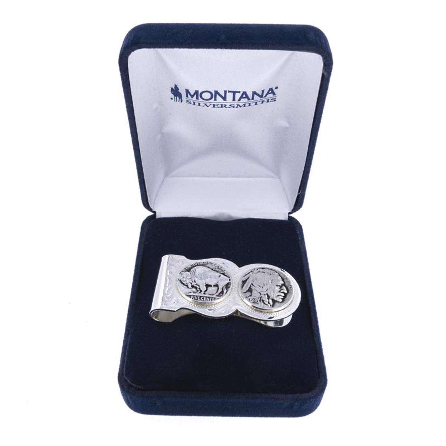 Montana Silversmiths Buffalo Head Nickel Money Clip 1 pk - Ace Hardware