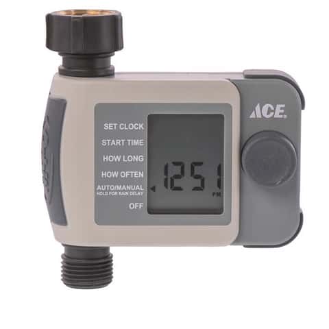 Ace Programmable 1 Zone Digital Water Timer Mfr# 28240 - Ace Hardware