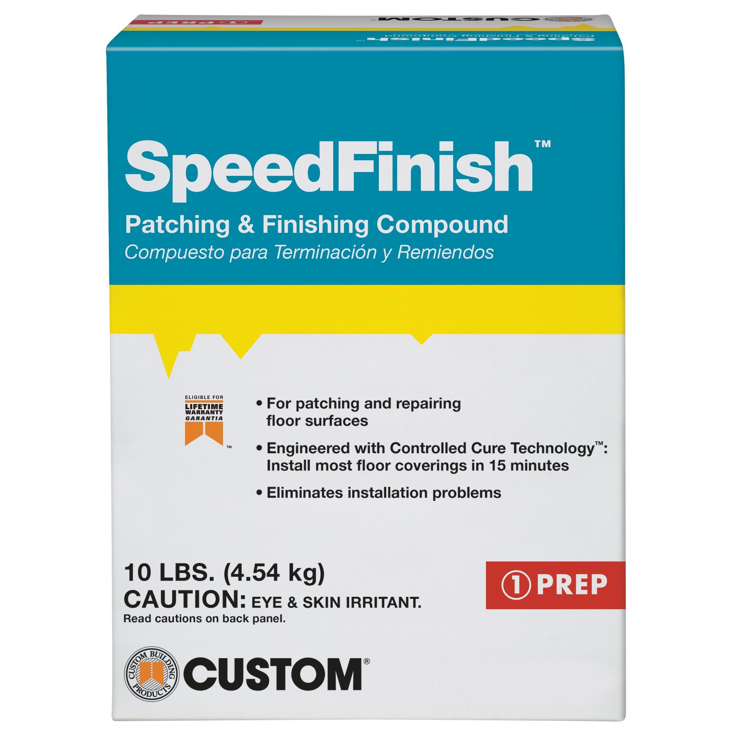 Custom Building Products SpeedFinish Gray Patching & Finishing Compound ...