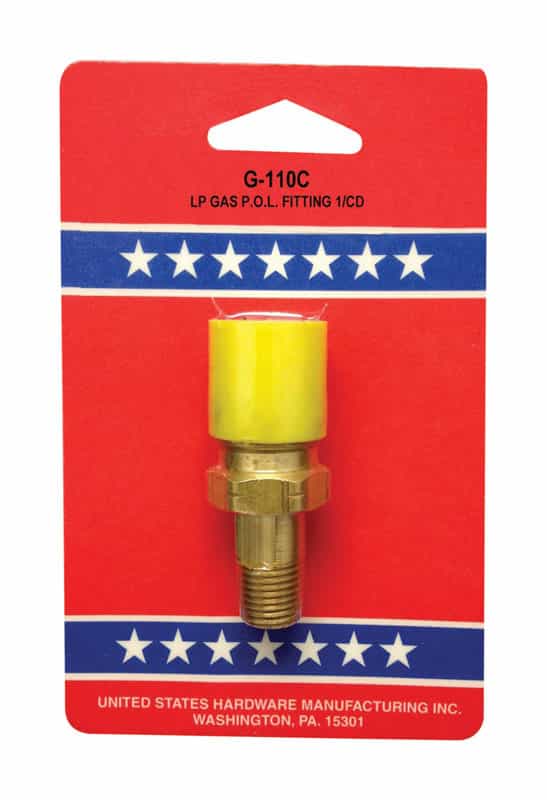US Hardware LP Gas POL Fitting 1 pk - Ace Hardware