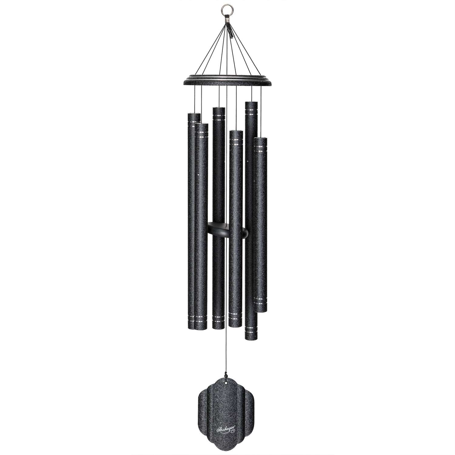 Wind River Arabesque Onyx Aluminum 44 in. Wind Chime Mfr# AR406OX - Ace ...
