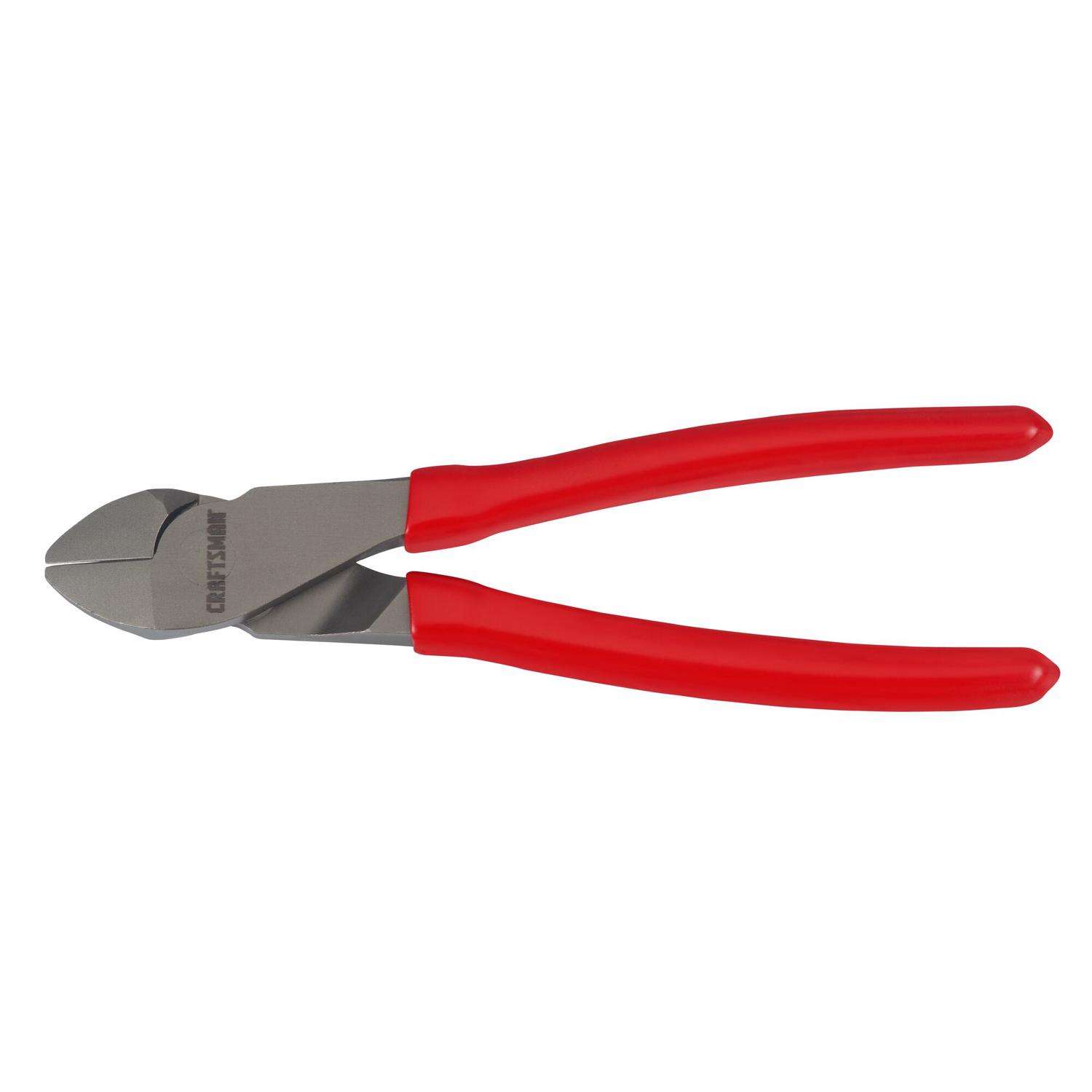 Craftsman V-Series 7 in. Carbon Steel Diagonal Pliers Flush Cutter 1 pk ...