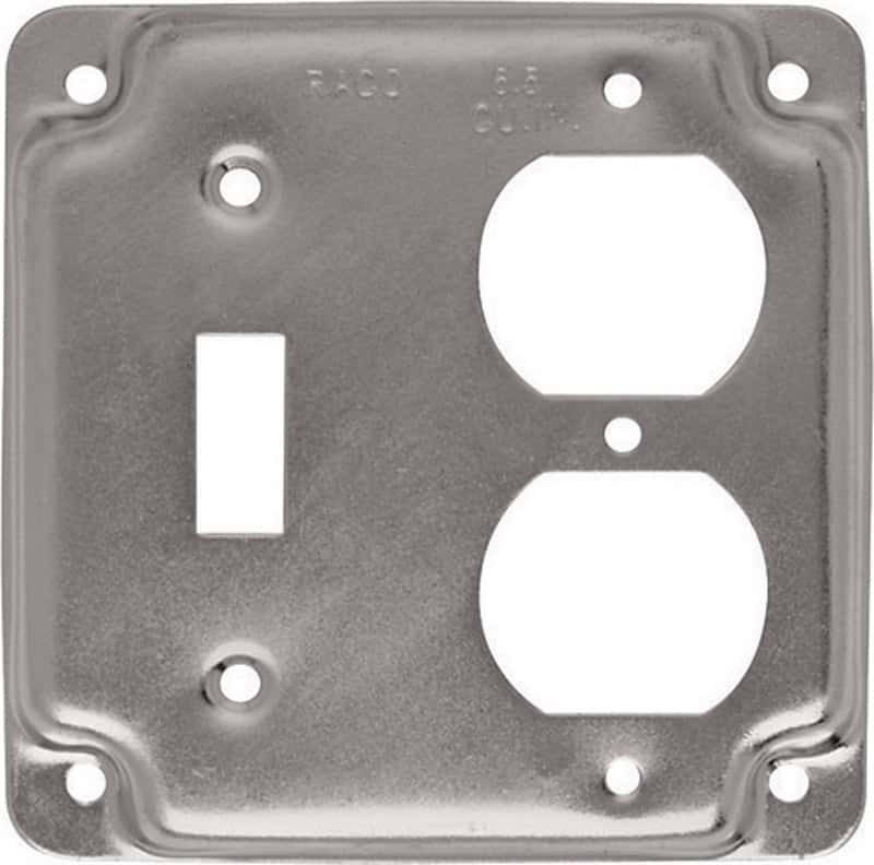 Raco Square Steel 2 gang Box Cover - Ace Hardware