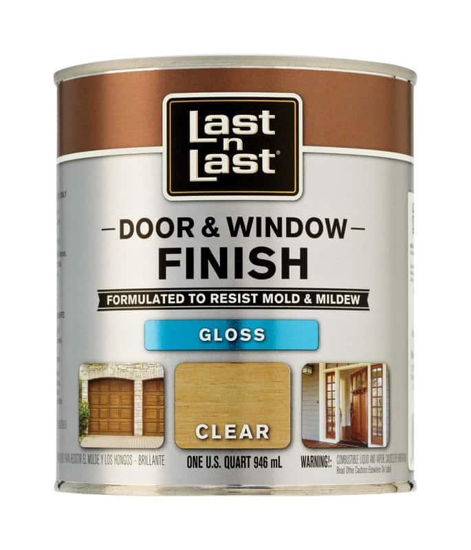 Last N Last Gloss Clear Door & Window Finish 1 qt - Ace Hardware