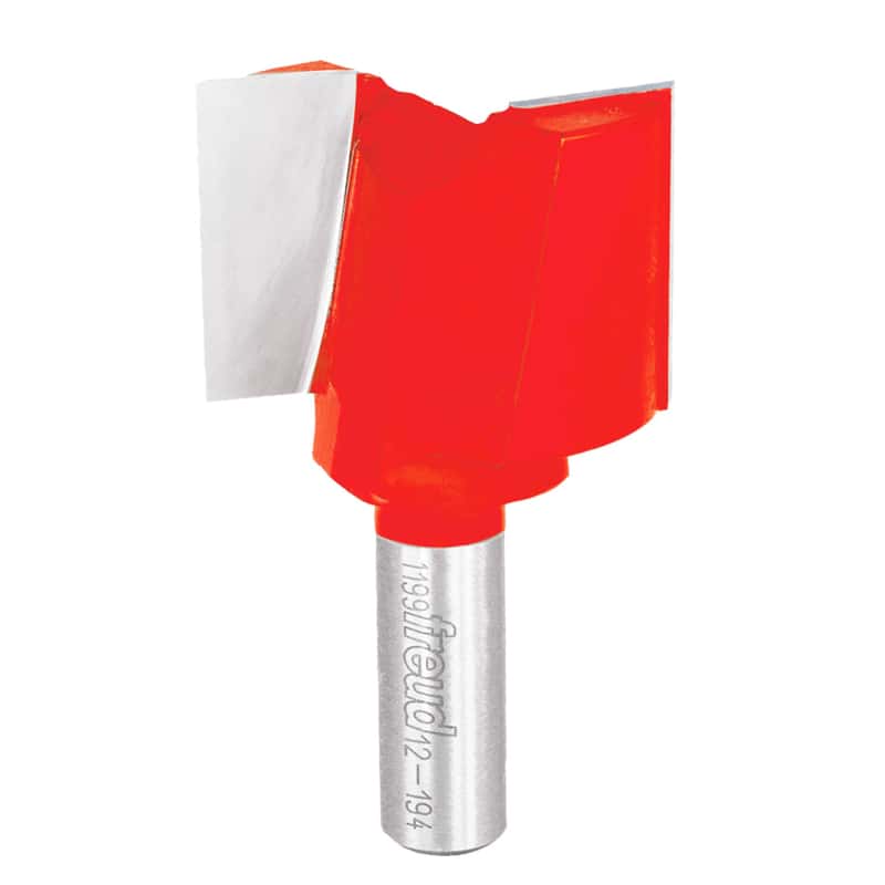 Freud 1-3/4 in. D X 1-3/4 in. X 3 in. L Carbide Double Flute Straight ...