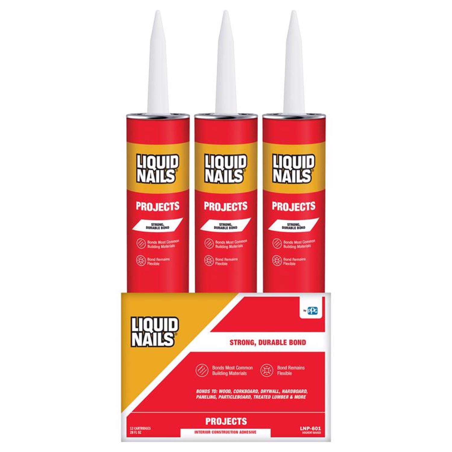 Liquid Nails Project Synthetic Rubber Construction Adhesive 28 oz - Ace ...