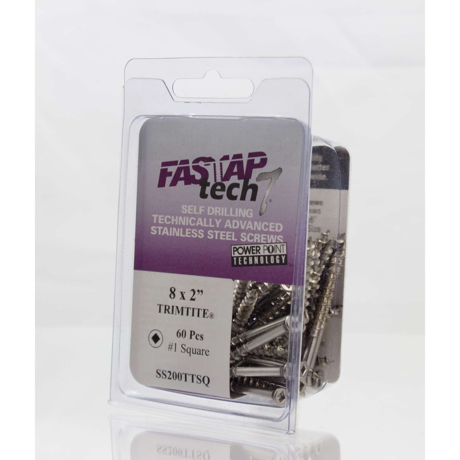 Fastap Trimtite No. 8 X 1-1/2 in. L Square Wood Screws 7.5 oz 75 pk ...