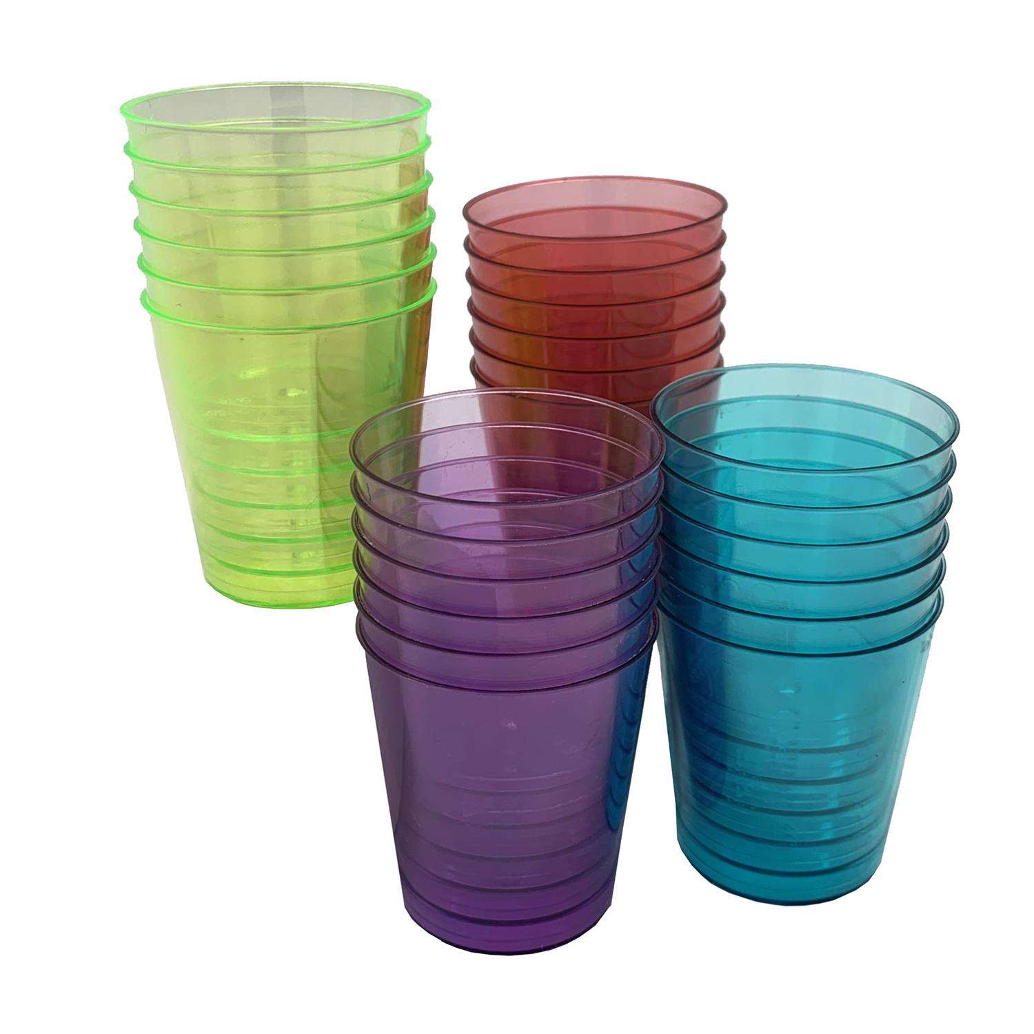 Kolorae 1 oz Assorted Polyethylene Disposable Shot Glass Mfr# KOL-0545 ...