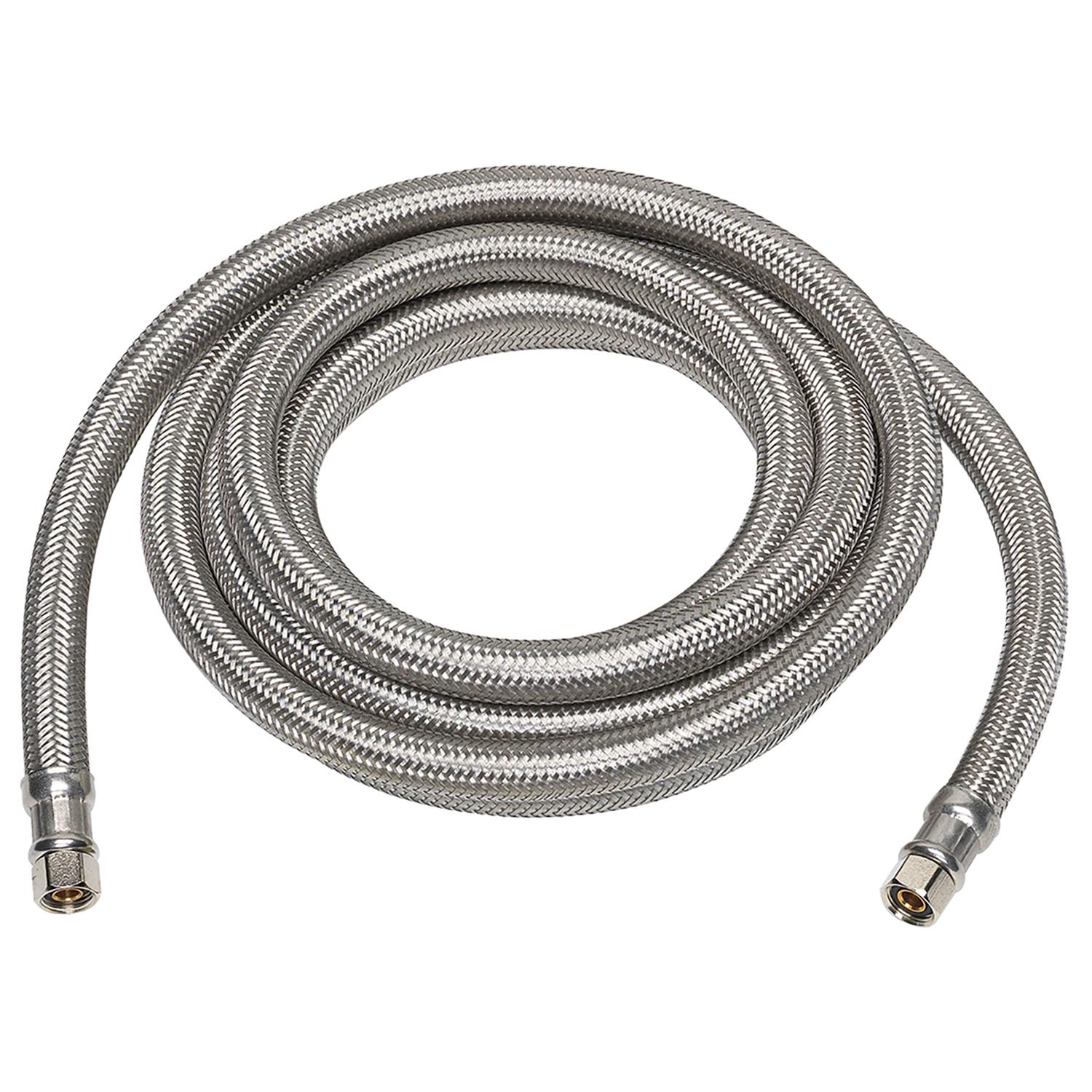 Ace 1/4 in. Compression X 1/4 in. D Compression 10 ft. Braided ...