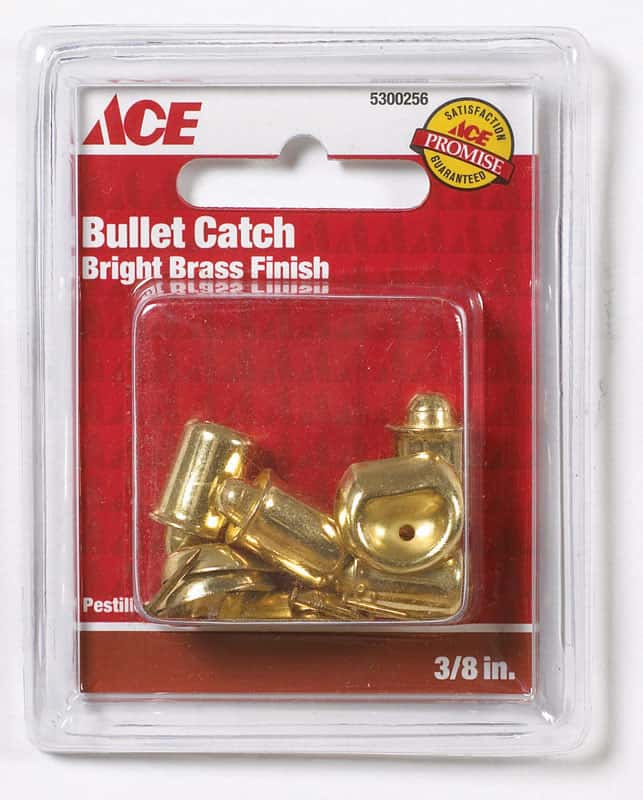 Ace Bright Zinc Bullet Catch 4 pk - Ace Hardware
