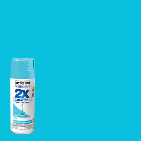 Rust-Oleum Painter's Touch 2X Ultra Cover Gloss Seaside Paint+Primer ...
