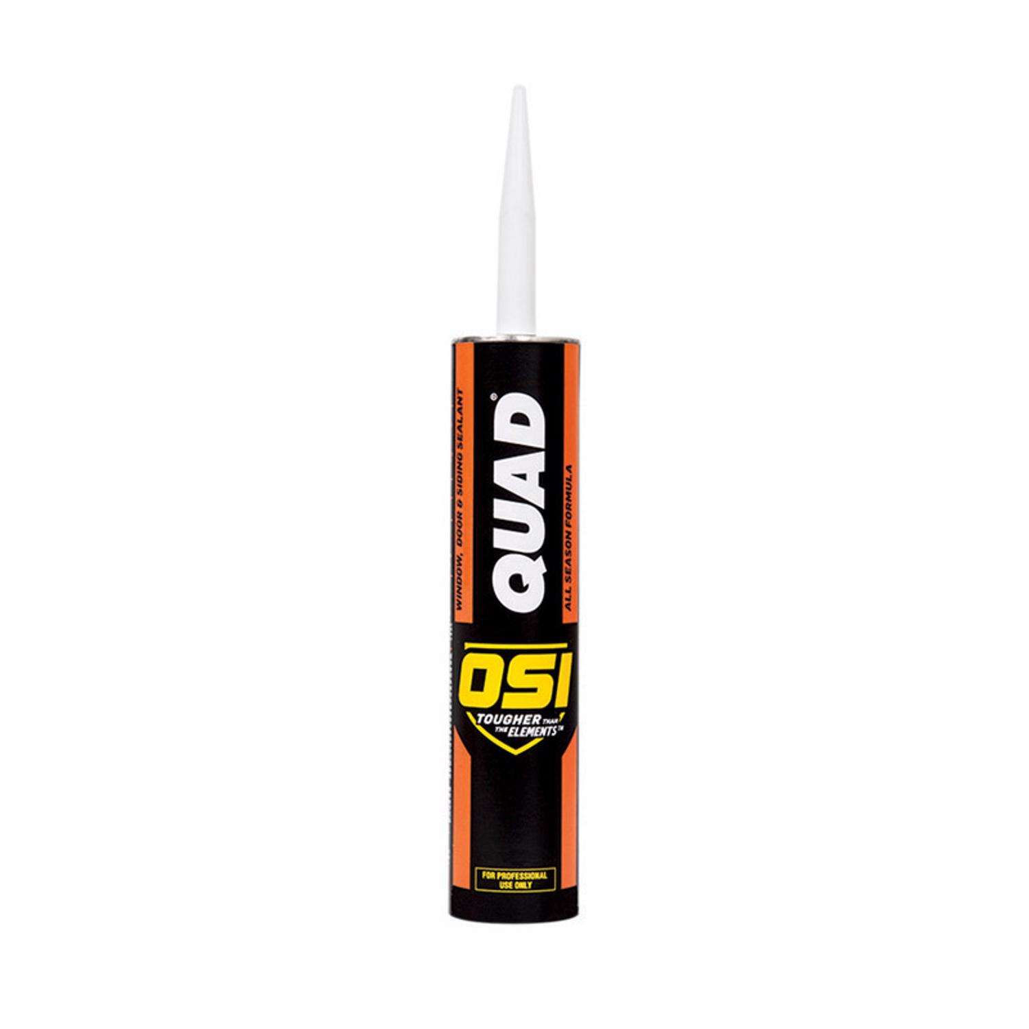OSI Quad Clay Elastomeric Polymers Door/Siding/ Window Sealant 10 oz ...