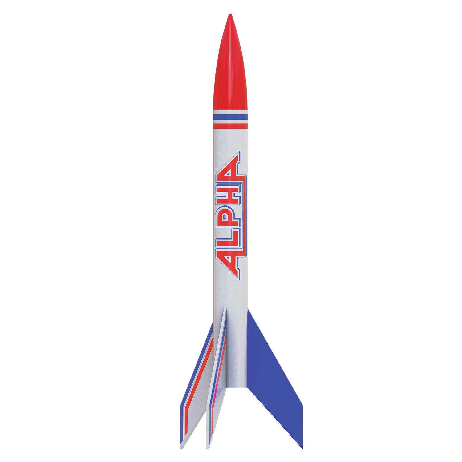 Estes Industries Alpha Model Rocket Plastic Multicolored - Ace Hardware