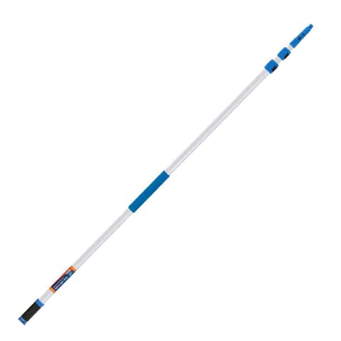 Unger Telescoping 18 ft. L X 2 in. D Aluminum Extension Pole Blue/White ...