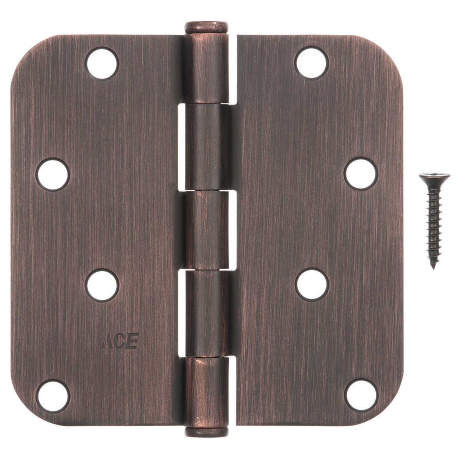 Ace 4 in. L Oil Rubbed Bronze Residential Door Hinge 1 pk - Ace Hardware