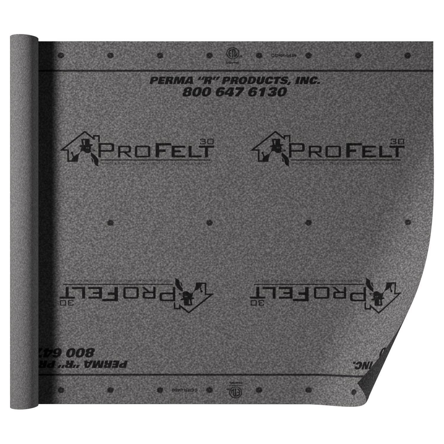 ProFelt 30 4 ft. W X 250 ft. L Polypropylene Roofing Paper Black - Ace ...