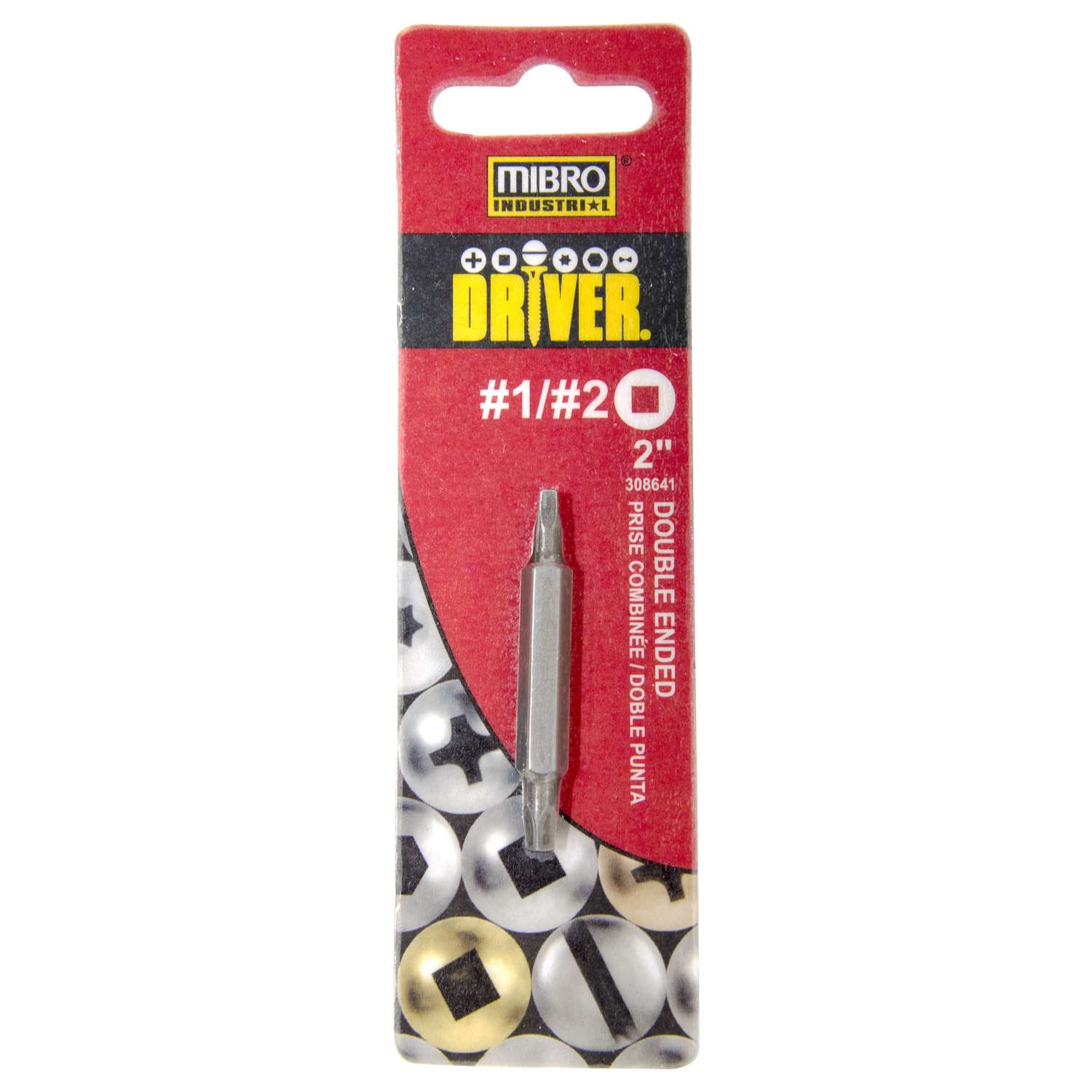 Mibro Square Recess #1 and #2 in. X 2 in. L Double-Ended Screwdriver ...