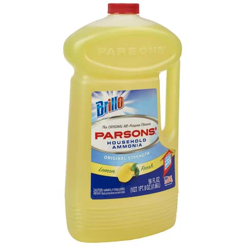 Brillo Parson's Lemon Fresh Scent Concentrated Ammonia Liquid 56 oz ...