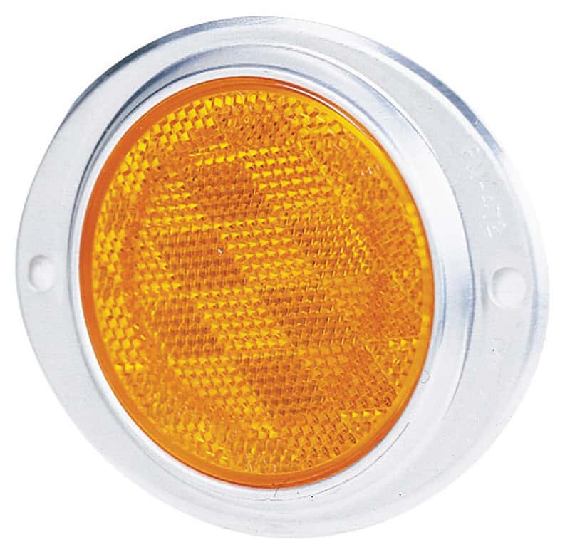 Peterson Amber Round Reflector 1 pk Mfr# V472A - Ace Hardware