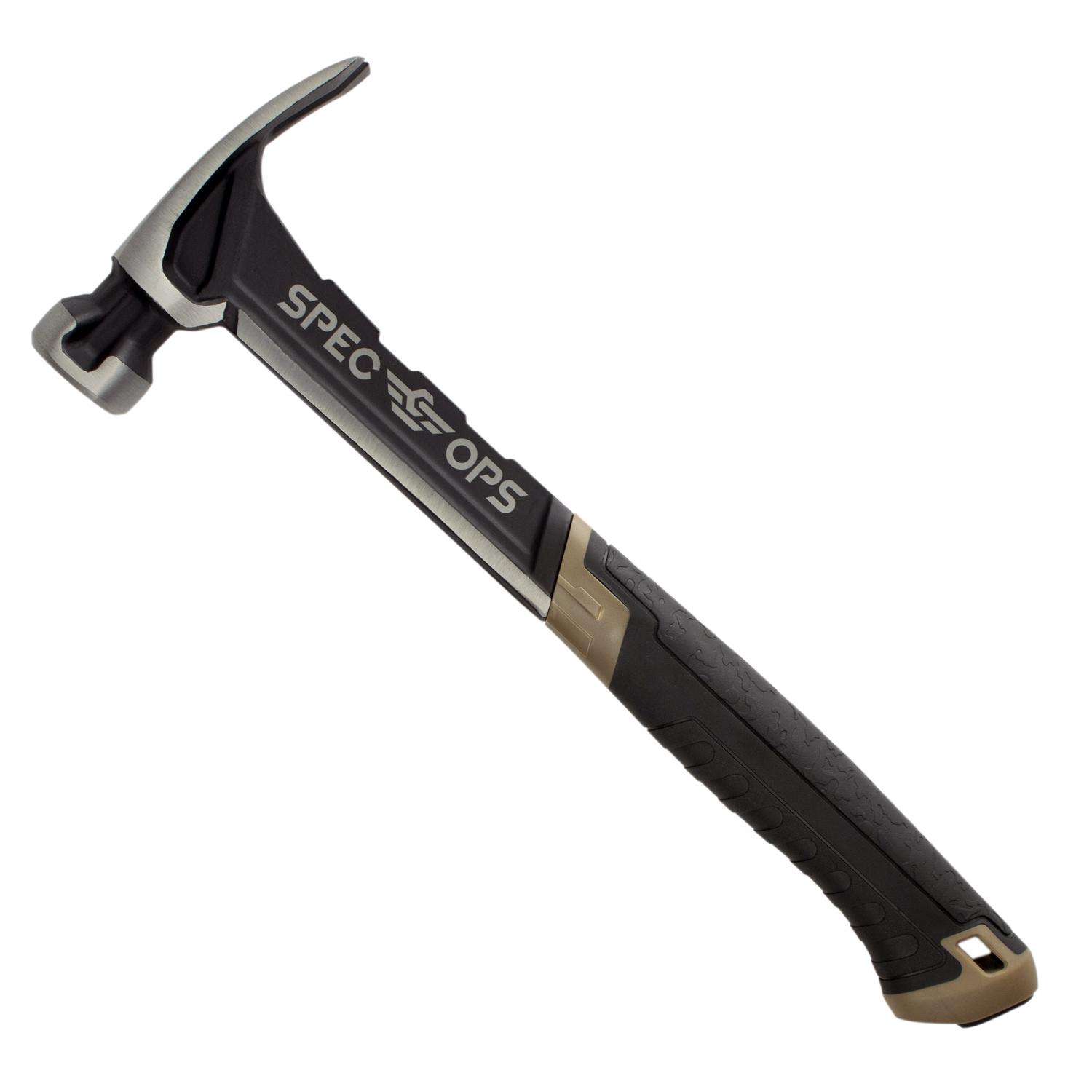 Spec Ops 20 oz Smooth Face Claw Hammer 9.25 in. Polypropylene/TPR ...