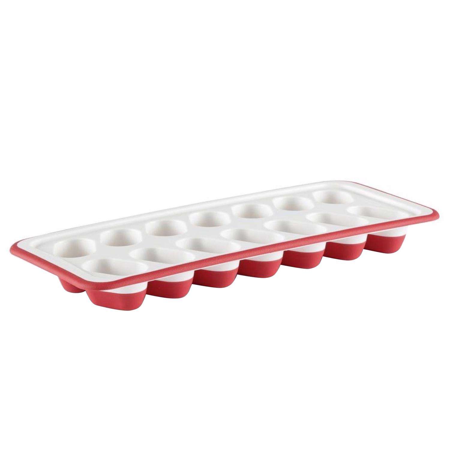 Rubbermaid Red/White Plastic/Silicone Ice Tray Mfr# 2122588 - Ace Hardware