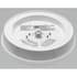 ETI Spin Light 4.2 in. H X 11 in. W X 11 in. L White LED Ceiling Spin ...