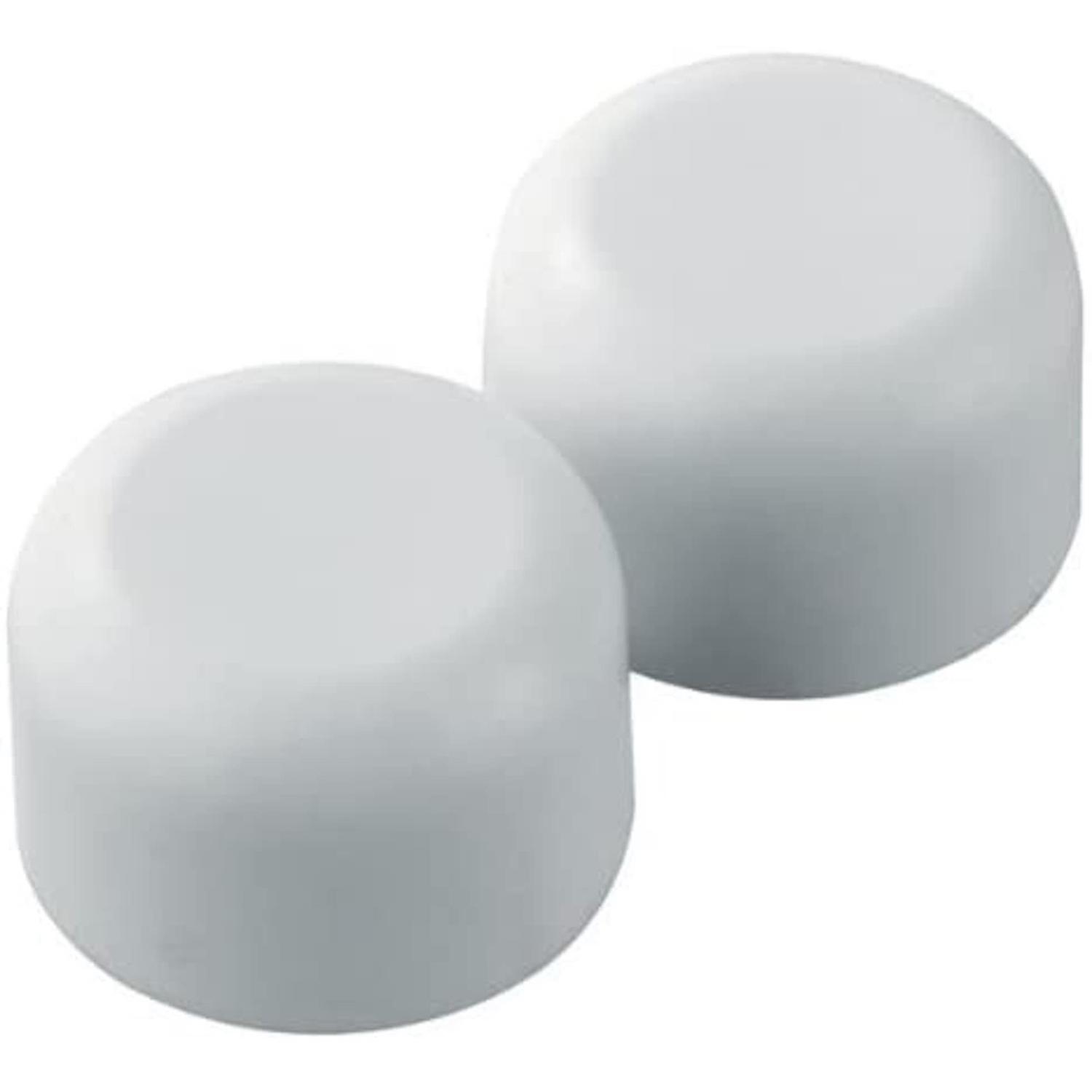 PlumbCraft Toilet Bolt Caps White Plastic - Ace Hardware