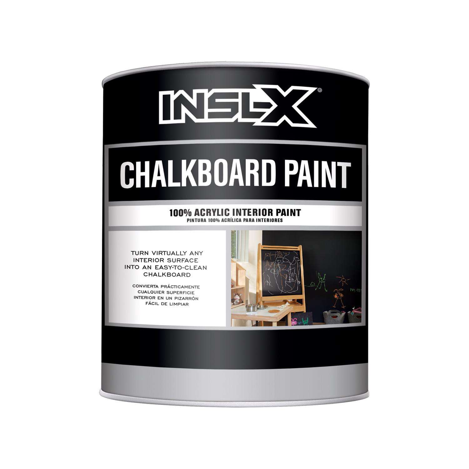 Insl-X Eggshell Black Acrylic Chalkboard Paint 1 qt Mfr# CHK3078099-04 ...