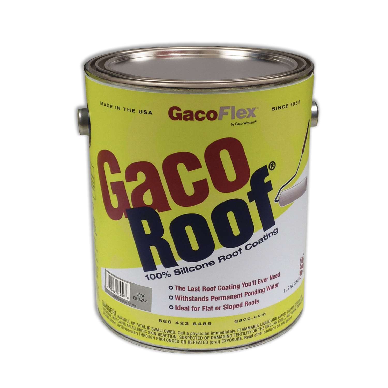 GacoFlex Gray Silicone Roof Coating 1 gal Mfr# GACSRCG1 - Ace Hardware