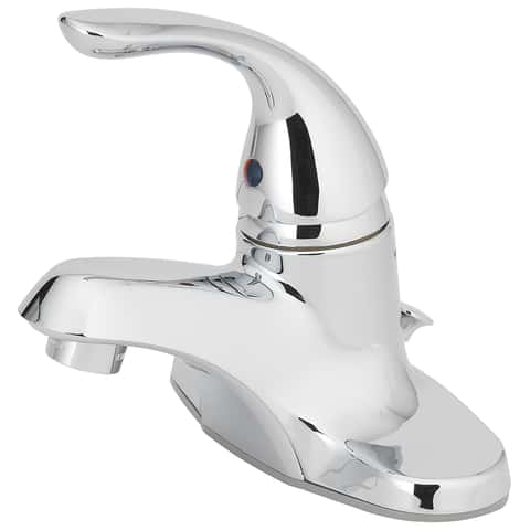 OakBrook Chrome Single-Handle Bathroom Sink Faucet 4 in. Mfr# 65480W ...