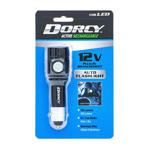 Dorcy 100 lm Black LED Rechargeable Flashlight - Ace Hardware