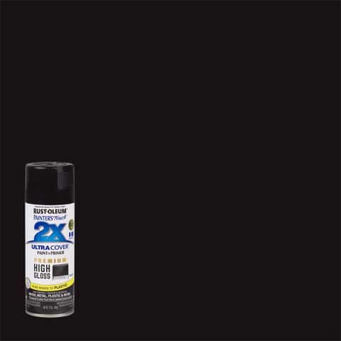 Rust-Oleum Painter's Touch 2X Ultra Cover High-Gloss Black Paint+Primer ...