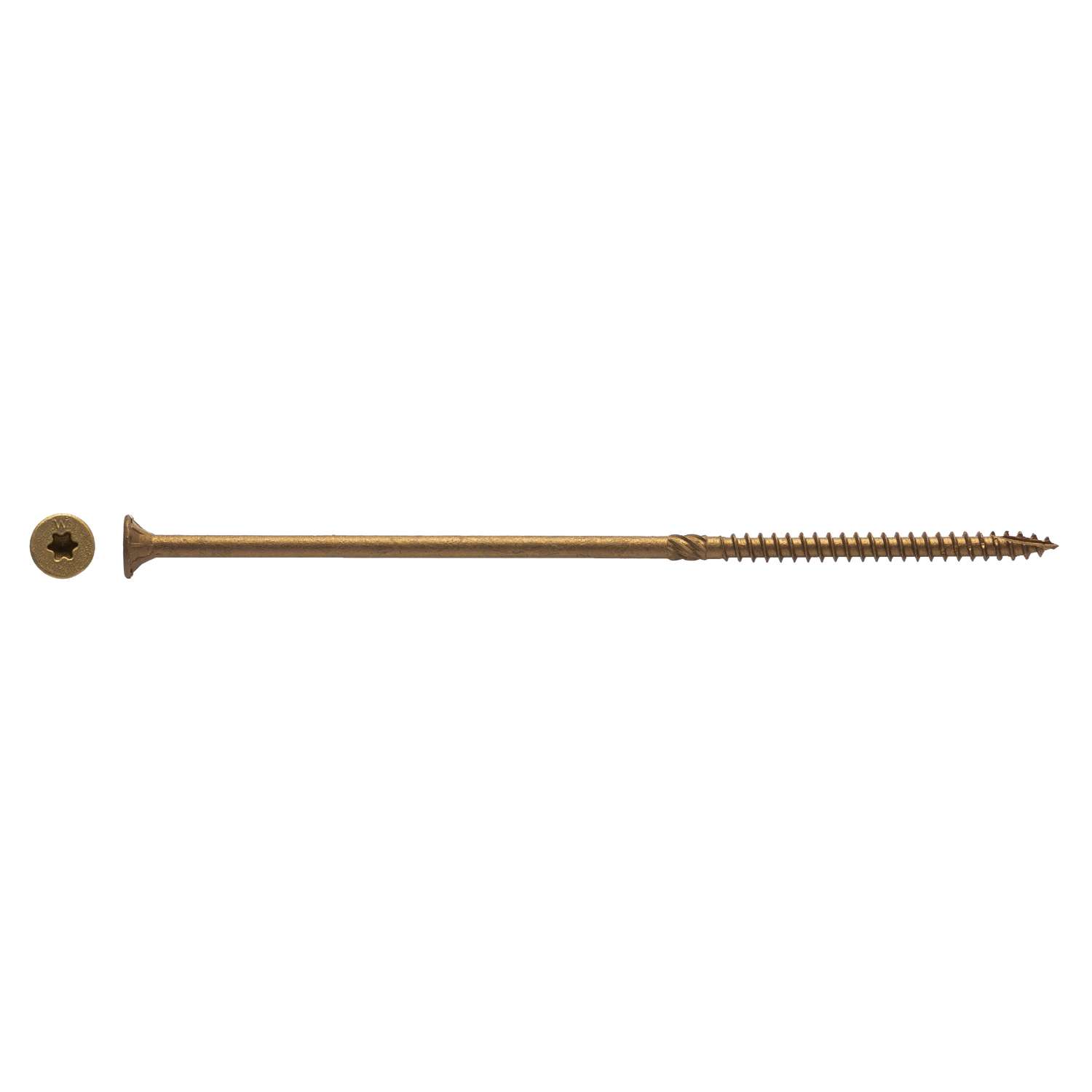 Big Timber No. 14 X 7 in. L Star Bronze Wood Screws 25 pk - Ace Hardware