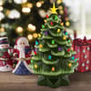Mr. Christmas LED Green Nostalgic Ceramic Christmas Tree 14 in. - Ace ...