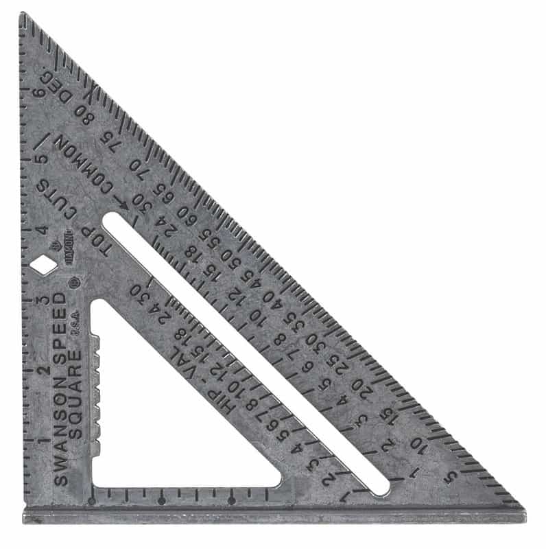 Swanson 7.25 in. L x .875 in. H Aluminum Speed Square Silver - Ace Hardware