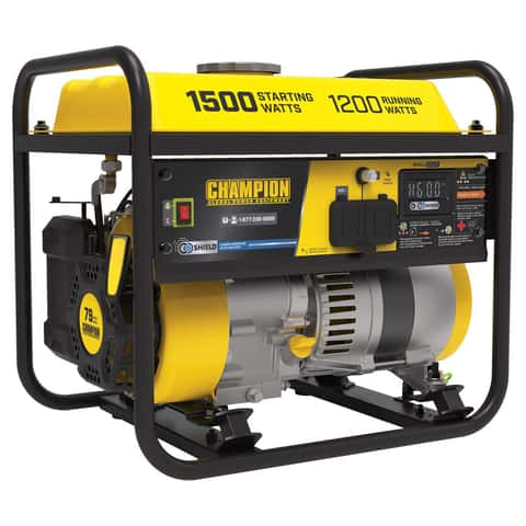 Champion 1200 W 1500 W 120 V Gasoline Portable Portable Generator Tool ...
