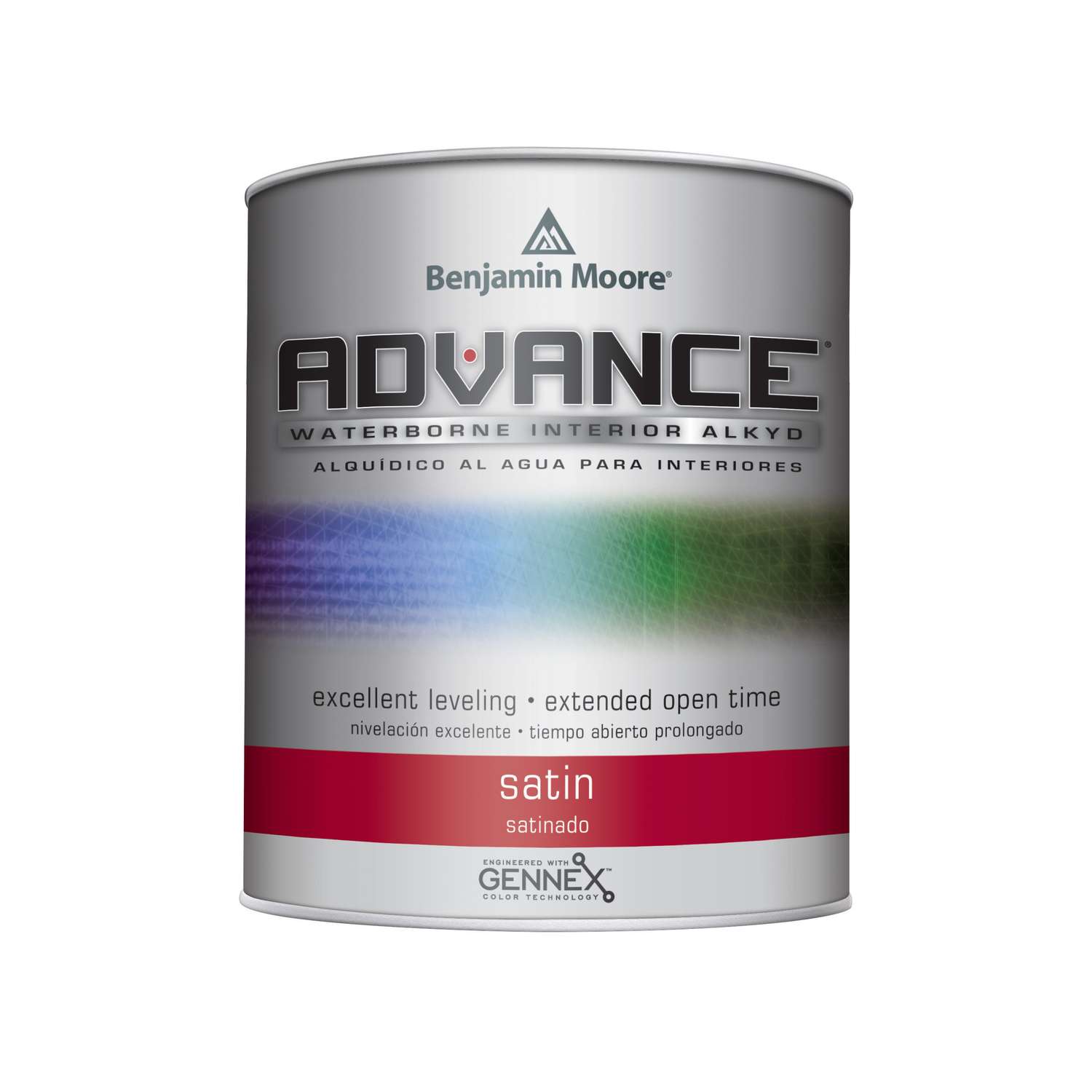 Benjamin Moore Advance Satin Base 4 Alkyd/Styrene Acrylate Paint 1 qt ...