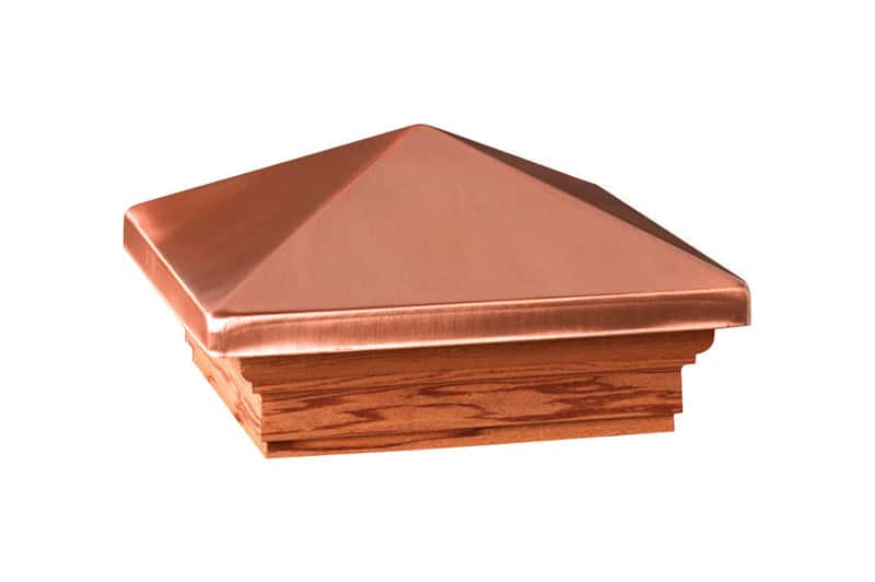 Deckorators 3.5 in. H X 6 in. W Copper Wood Post Cap Mfr# 72219 - Ace ...