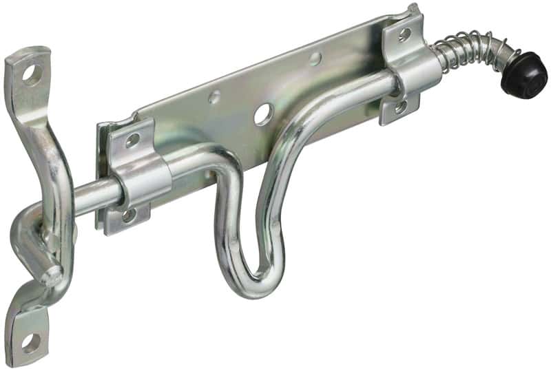 National Hardware Zinc-Plated Steel Left or Right Handed Gate Latch ...