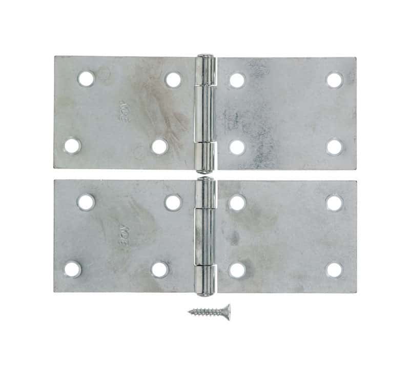 Ace 3.75 in. W X 2 in. L Zinc Plated Zinc Backflip Hinge 2 pk Mfr# 01 ...