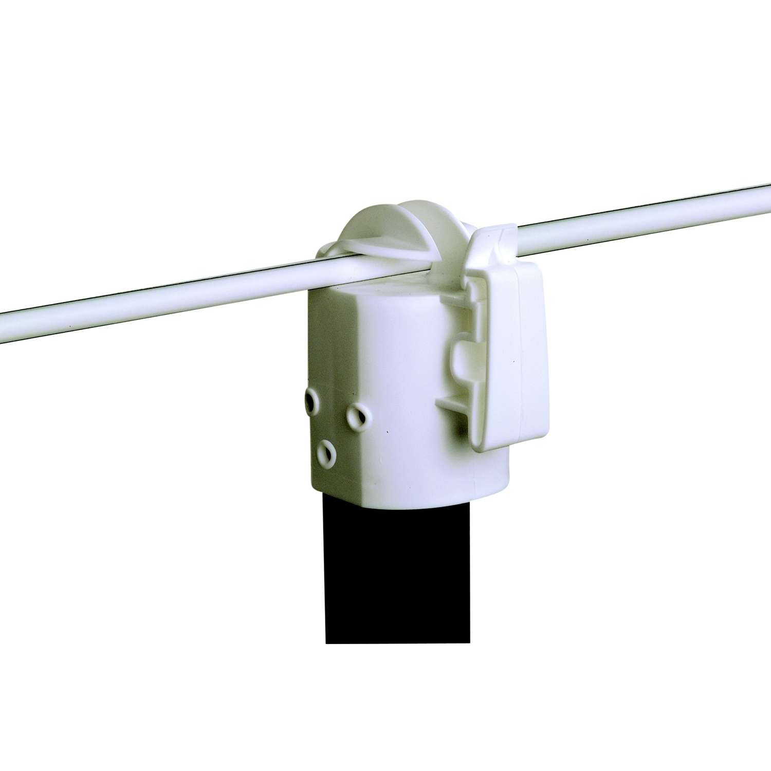 Gallagher T-Post Safety Cap and Insulator White - Ace Hardware