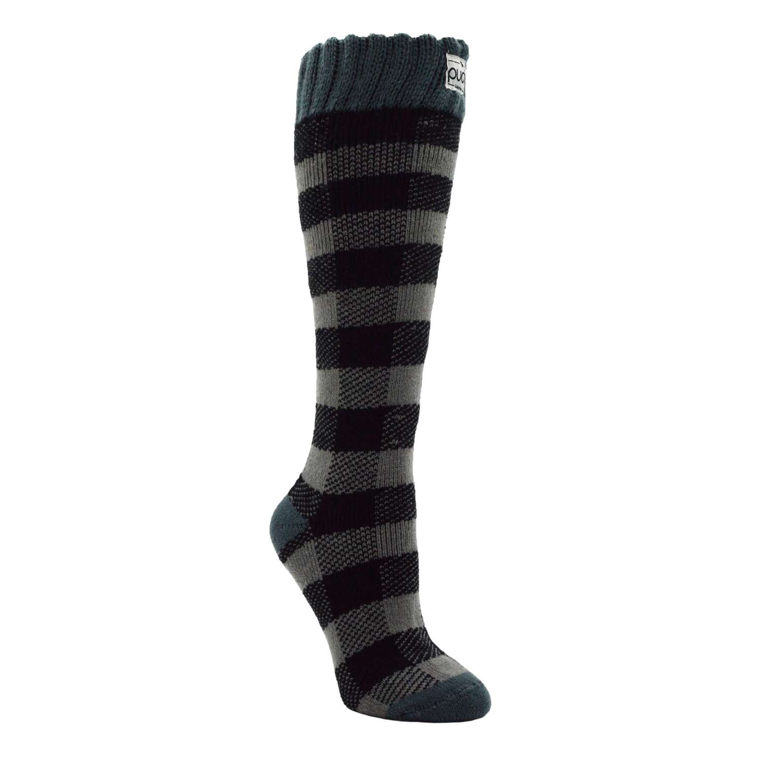 Pudus Lumberjack Unisex Tall Boot Socks Gray - Ace Hardware