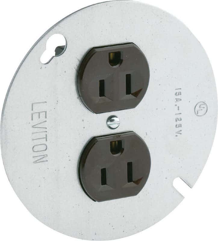 Leviton 15 amps 125 volt Brown Outlet 5-15R 1 pk - Ace Hardware