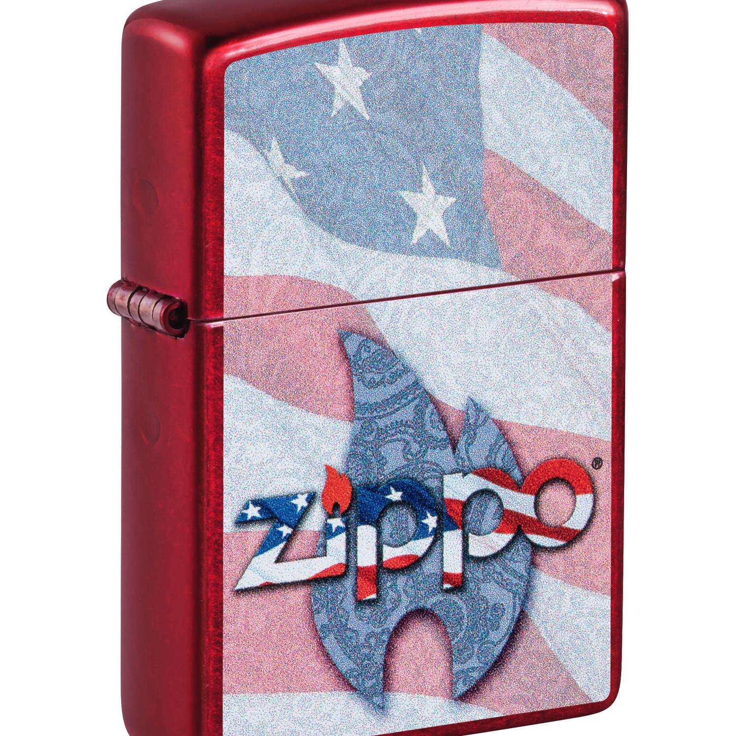 Zippo Red Zippo Flag Lighter 1 pk Mfr# 49781 - Ace Hardware