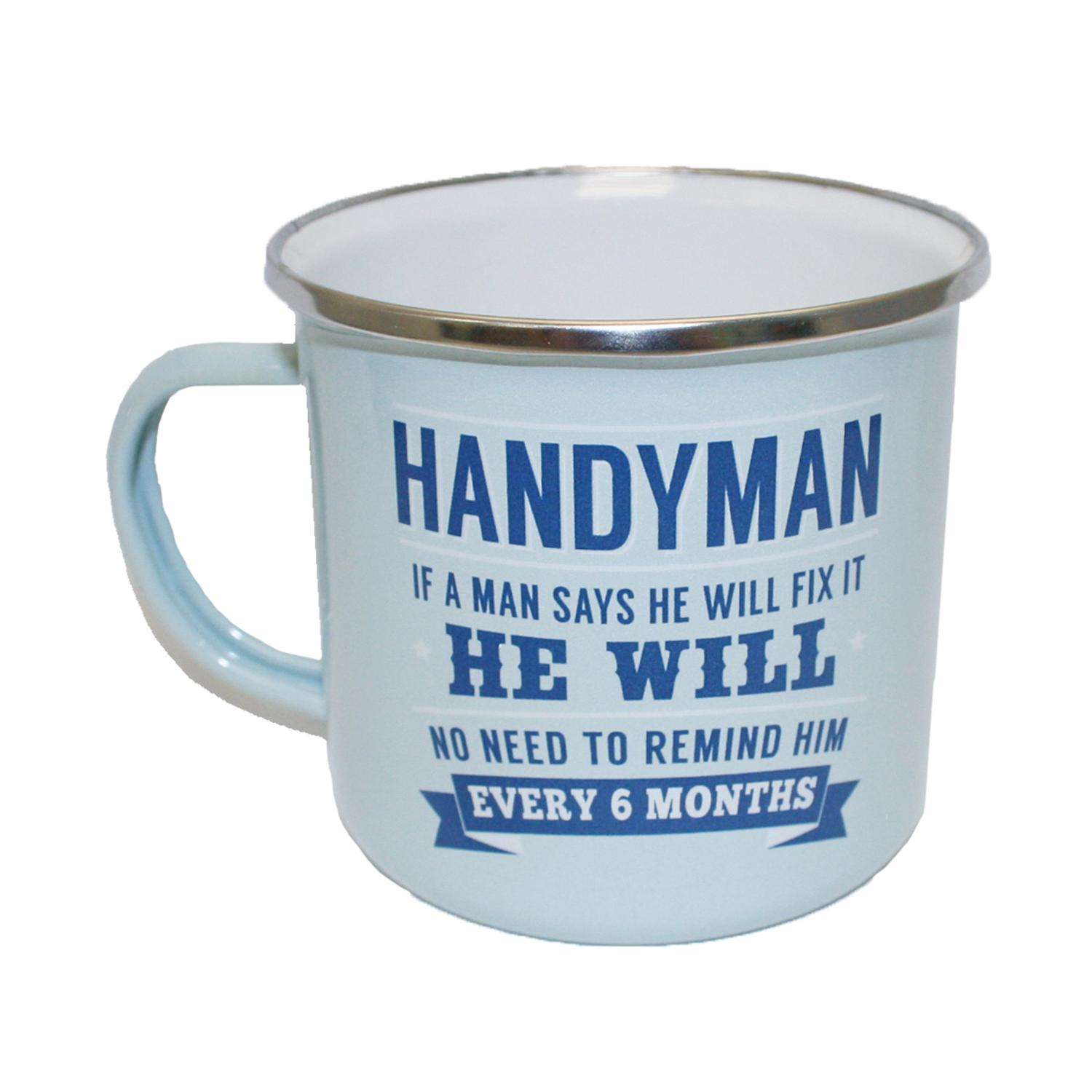 Top Guy Handyman 14 oz Multicolored Steel Enamel Coated Mug 1 pk - Ace ...