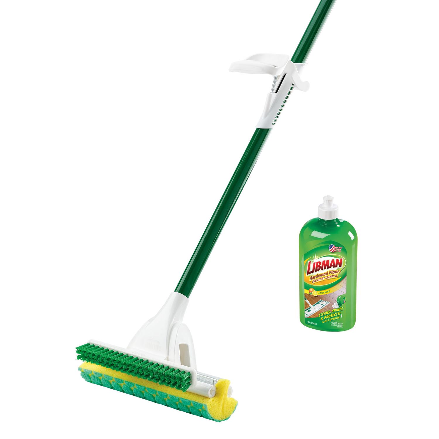 Libman Nitty Gritty Roller Mop with Scrub Brush