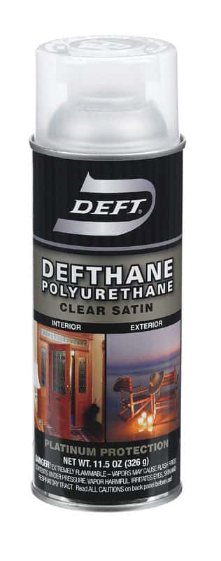 Deft Defthane Satin Clear Polyurethane Spray 11.5 oz. - Ace Hardware