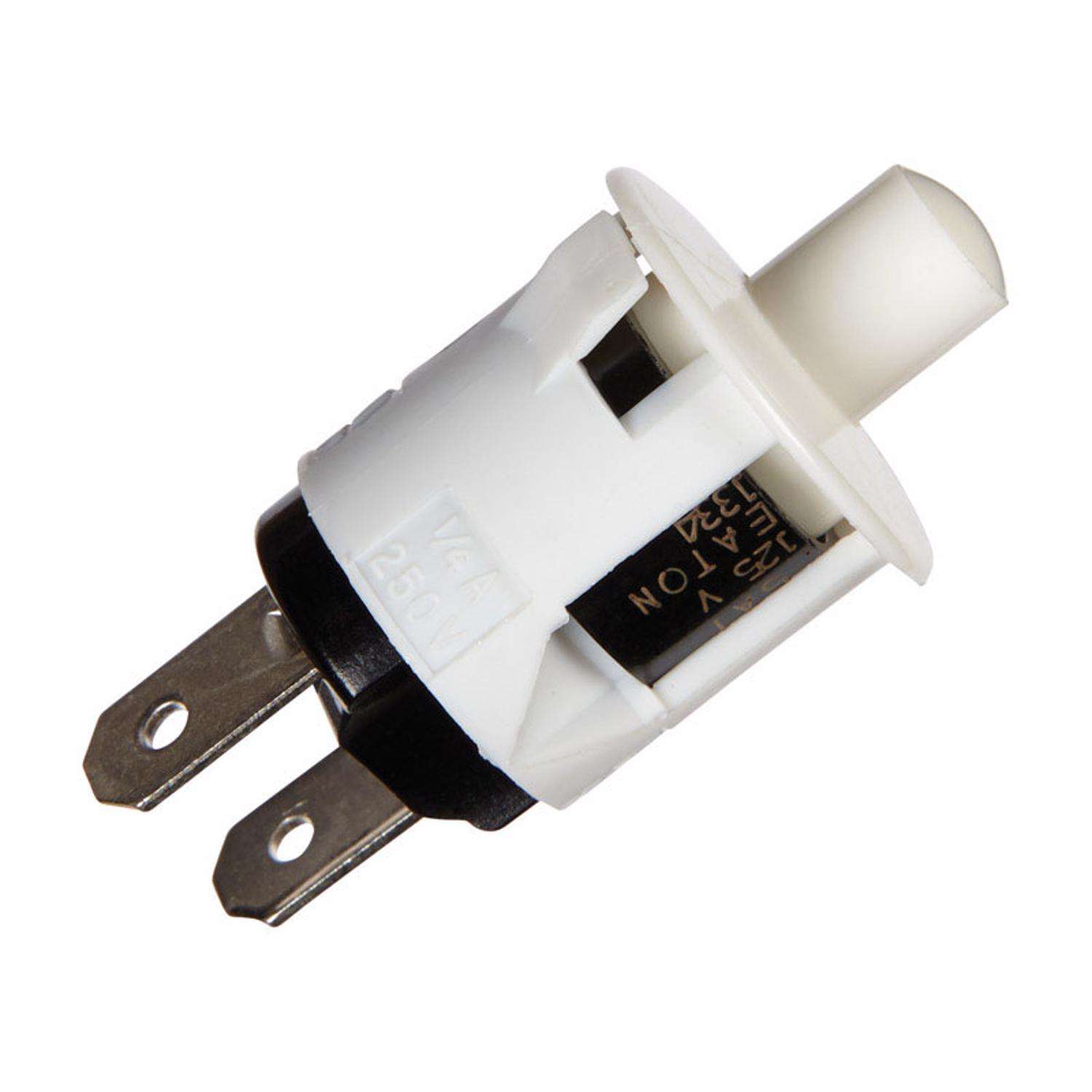 Jandorf 1 amps Single Pole Momentary Appliance Switch White 1 pk Mfr ...