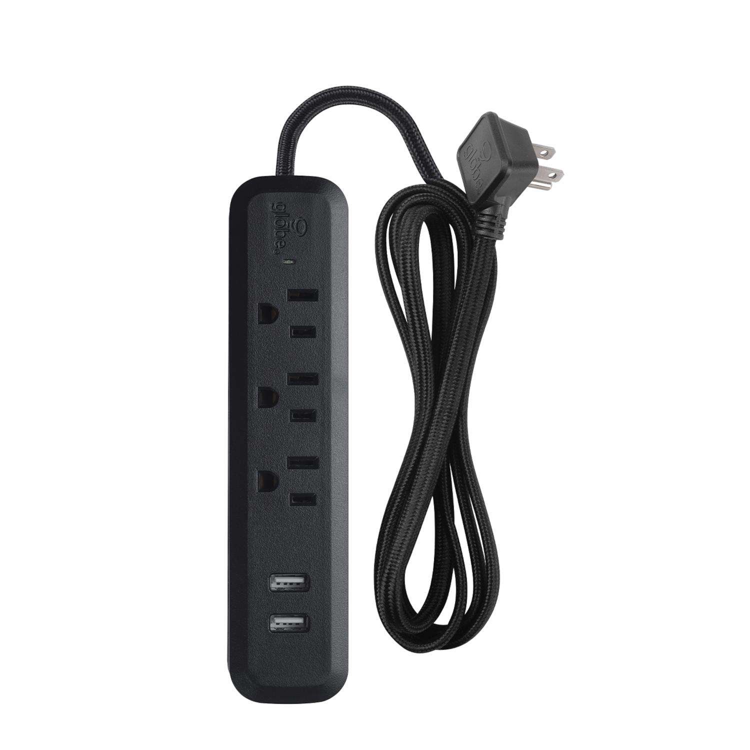 Globe-Electric Designer 16/2 SPT-2 120 V 6 ft. L Power Strip - Ace Hardware